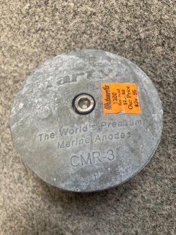 Martyr Aluminium Rudder Disc Anodes #CRAD-140 - Sail Exchange